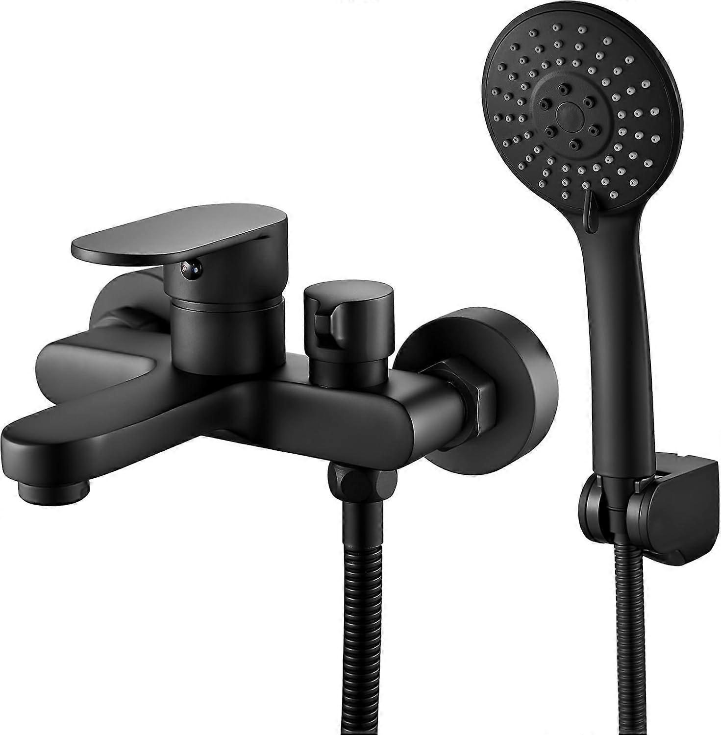 Bathroom Shower Faucet Set Mixer Tap Bath Wall Mounted Tap Bath with ...