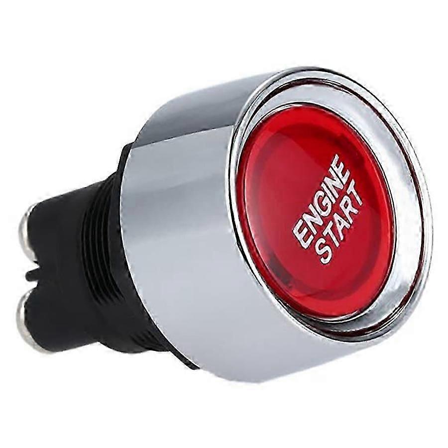 Engine Button Car DC 12V 24V Red Car Start Engine Button Light Switch ...