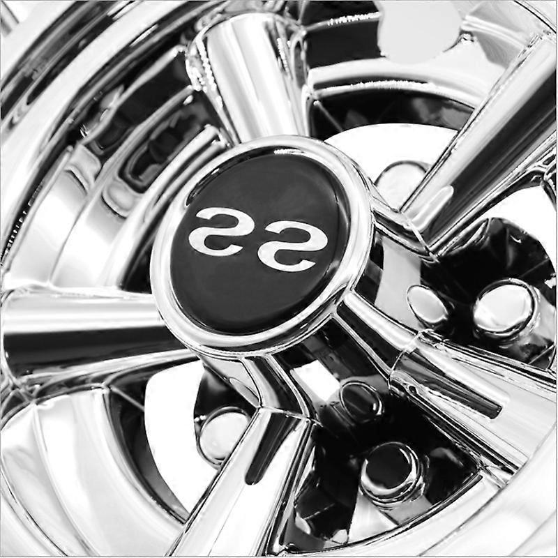 8Inch SS Golf Cart Wheel Covers, 5 Spoke Design Hub Cap for Golf Carts ...