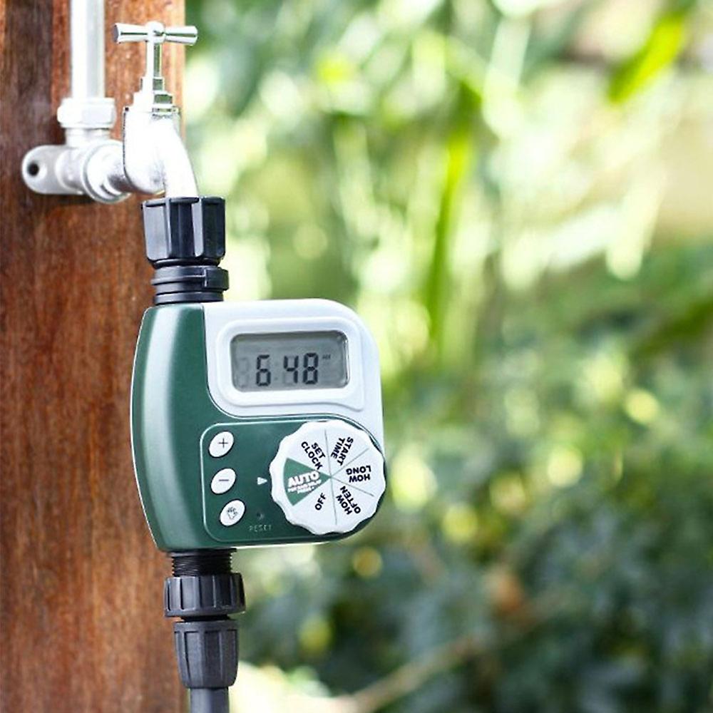 Digital Water Timer, Watering Clock Waterproof Lcd Display Digital ...