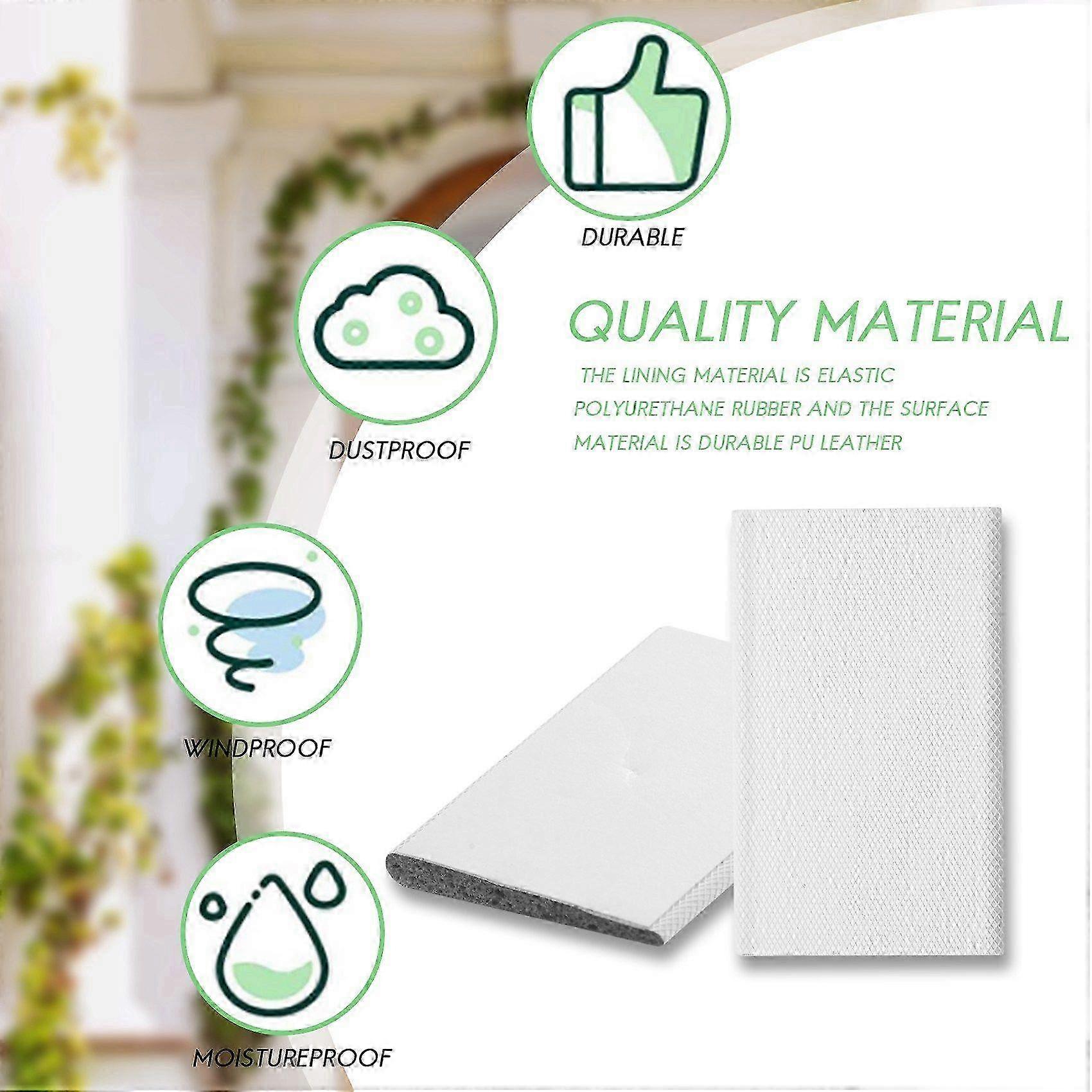 6 Pieces Self-Adhesive Door Corner Seals, Weather Stripping Wedge Draft ...