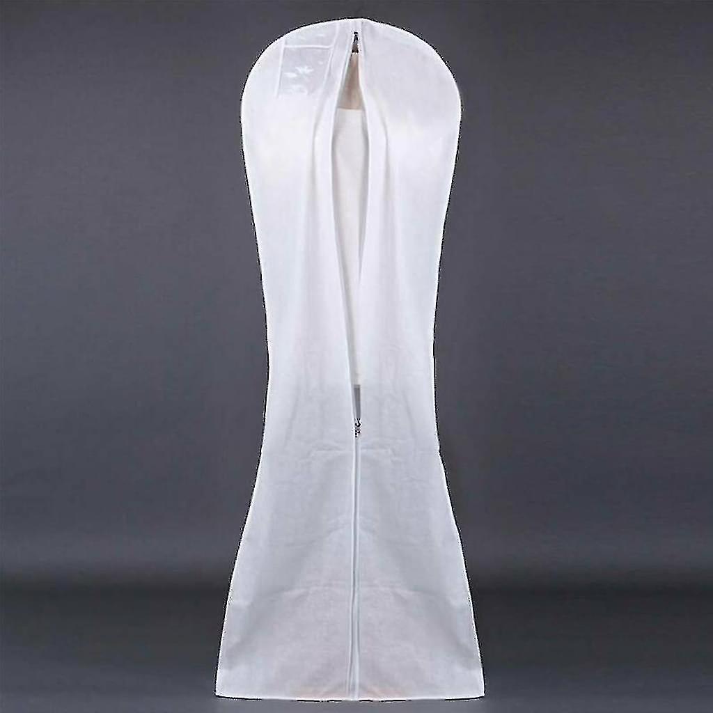 Breathable Garment Bag For Wedding Dresses - White - 180 Cm | Fruugo UK