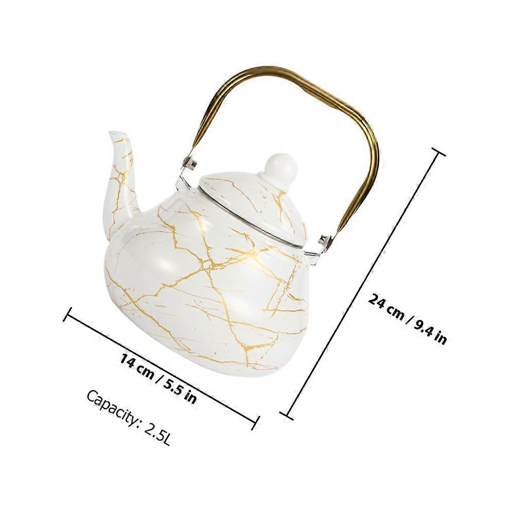 Enamel Water Kettle Household Stovetop Kettle for Coffee Making | Fruugo AU