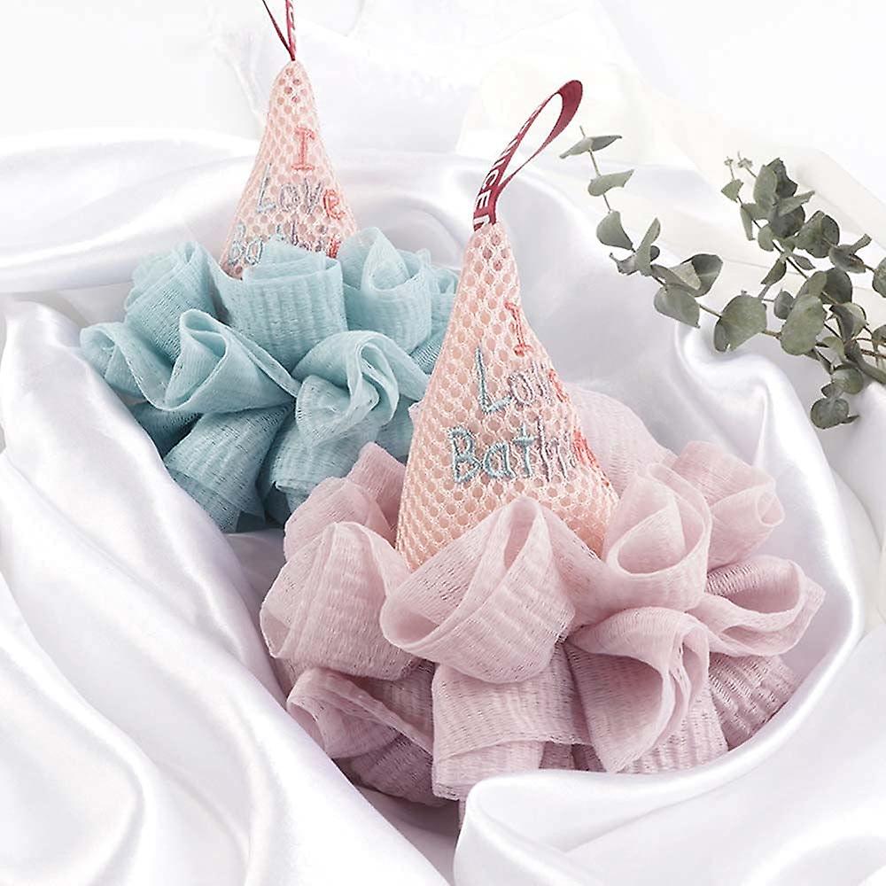 Bath Shower Loofah Sponge Ball, Body Scrubber Exfoliate Bath Mesh ...