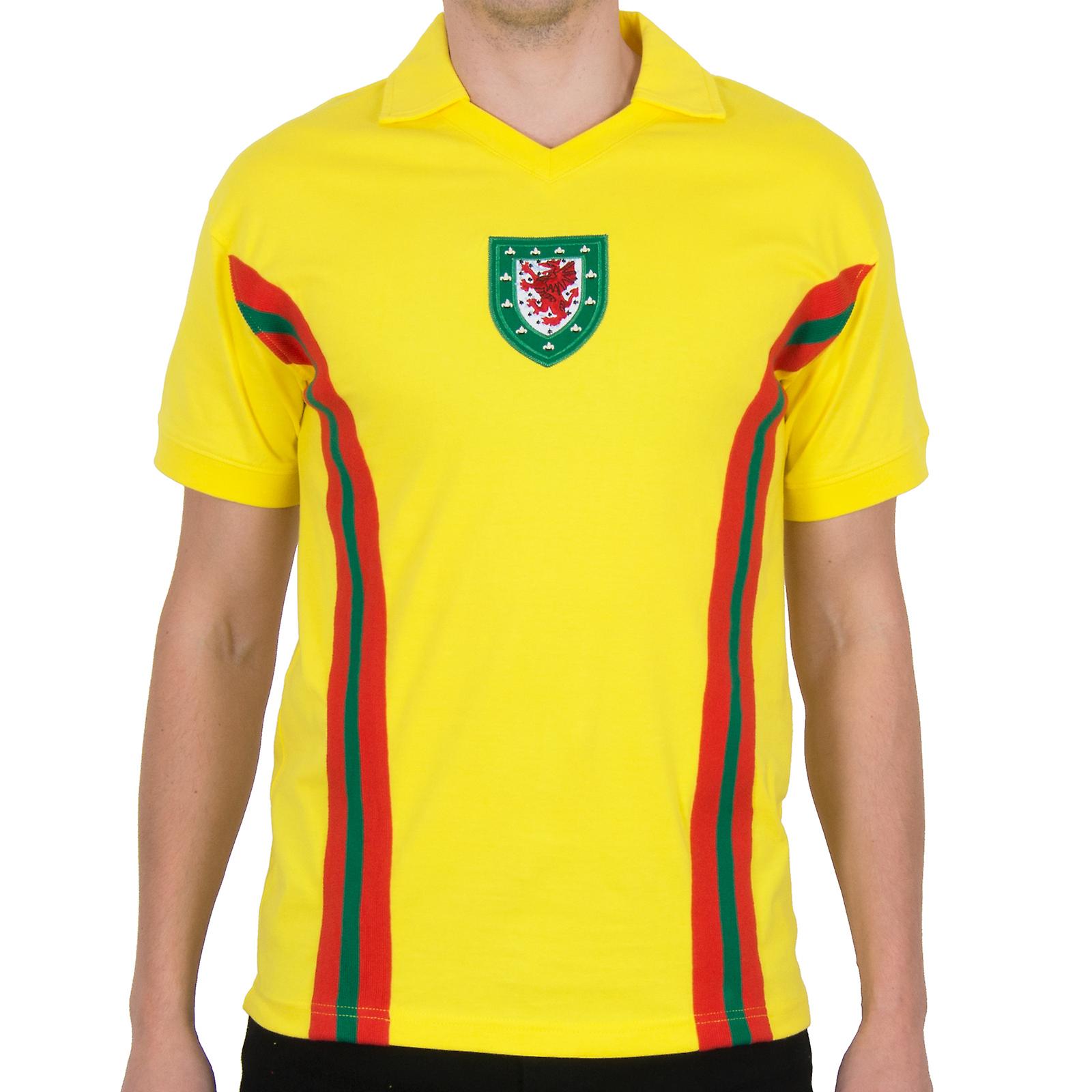 Wales Cymru FAW Official Gift Mens Retro 1958/1976/1984 Football Kit ...