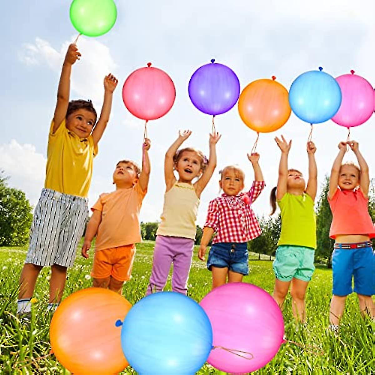 50pcs Punch Balloons Punching Balloon Assorted Color Heavy Duty Party ...