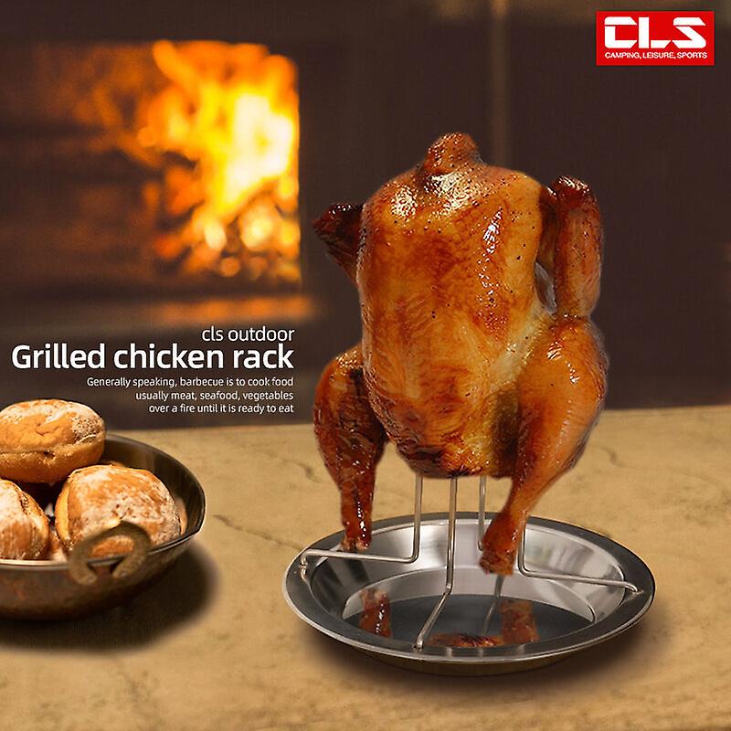 BBQ Chicken Rack, Chicken Roasting Rack, Vertical Chicken Roaster ...