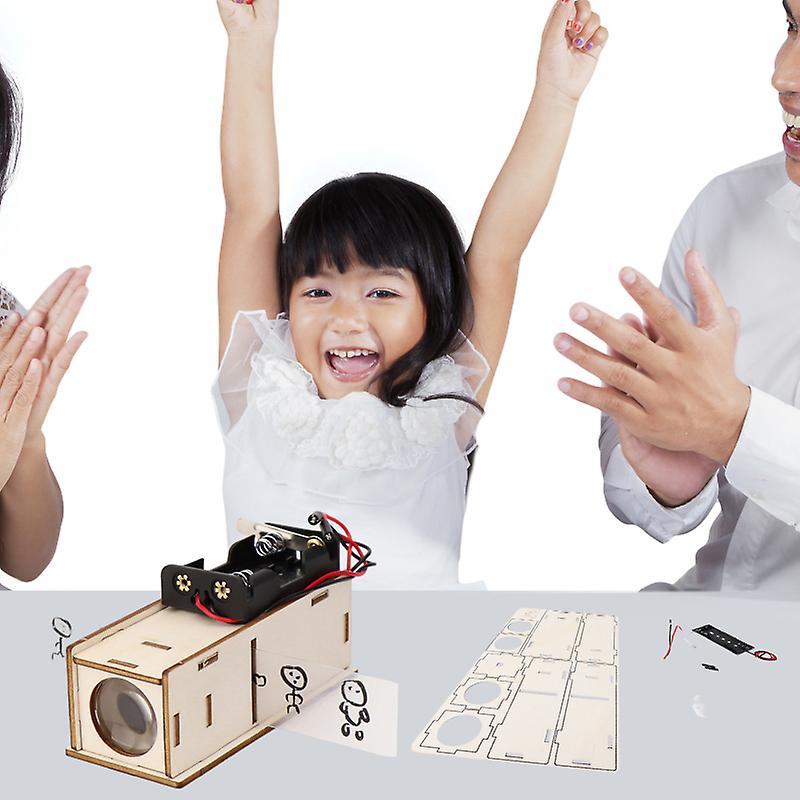 Children Homemade Slide Projector Educational Toy DIY Slide Projector ...