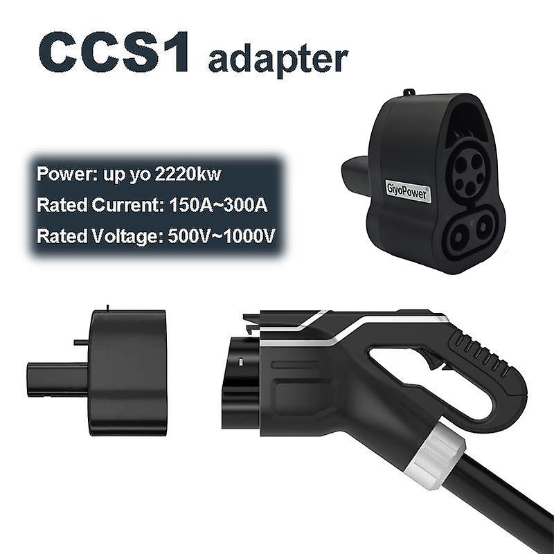 EV charging adapter CCS1 to Tesla DC EV Adaptor 250A Fast Charging ...