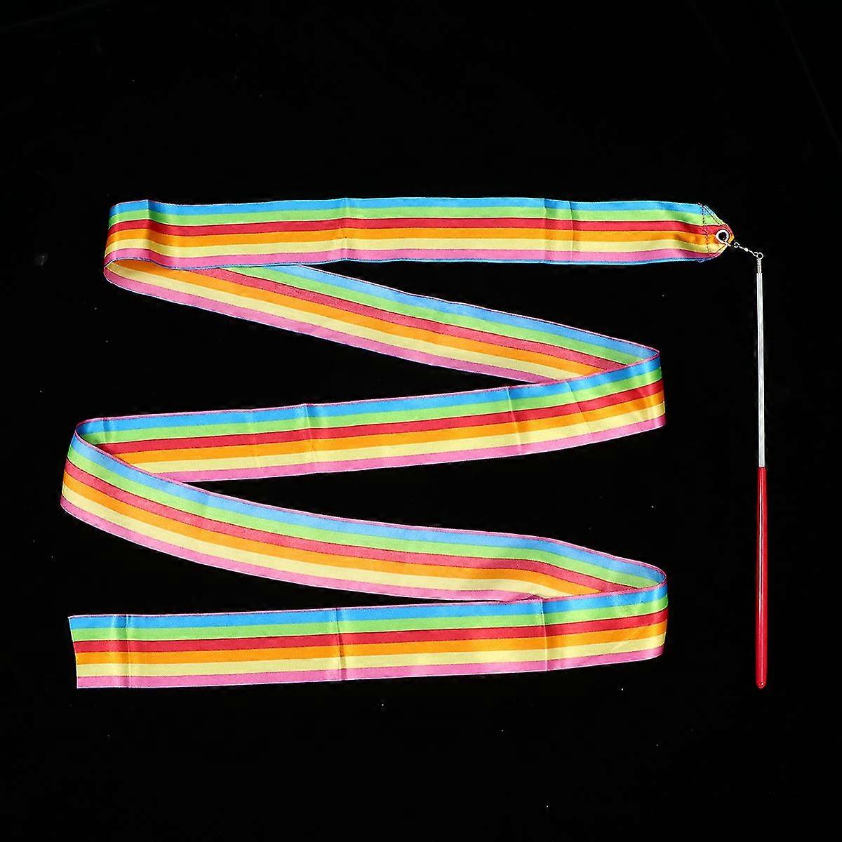 12 Pcs Kids Kits Rhythmic Gymnastic Ribbon Ribbon Dancer Wand Ribbon ...