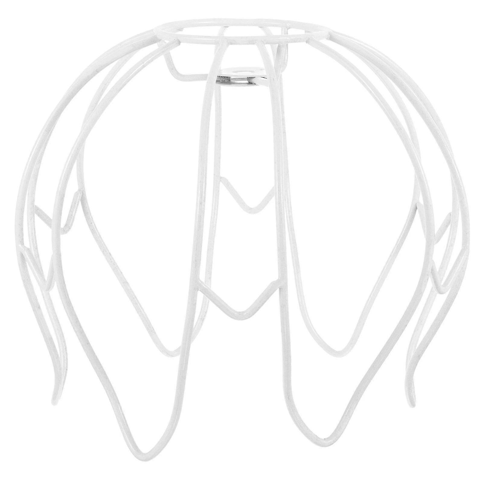 Lamp Shade Frame Vintage Bulb Guard Iron Wire Lampshade Frame Diy Lamp ...