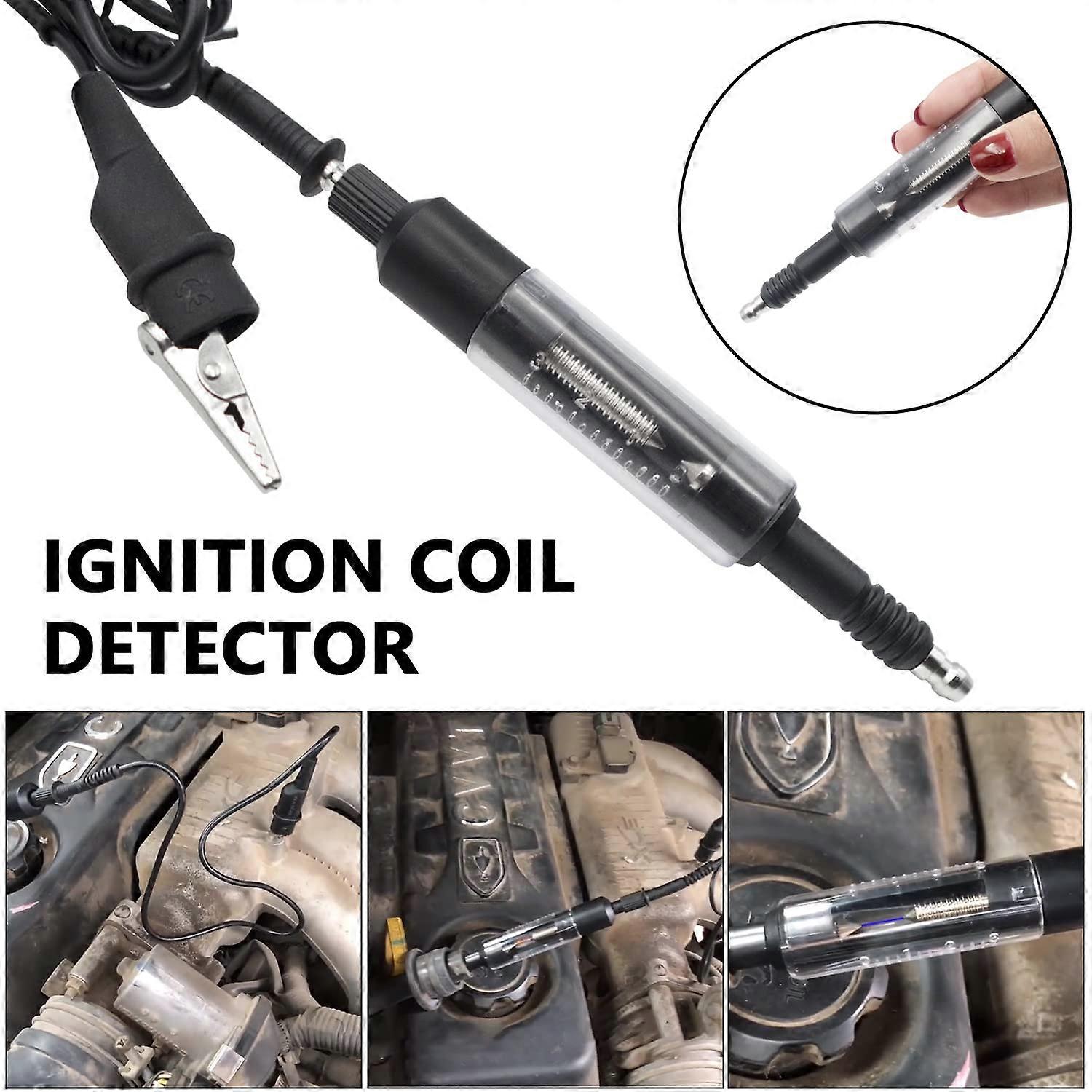 Ignition Tester, Engine Ignition Coil Adjustable Spark Plug Tester ...