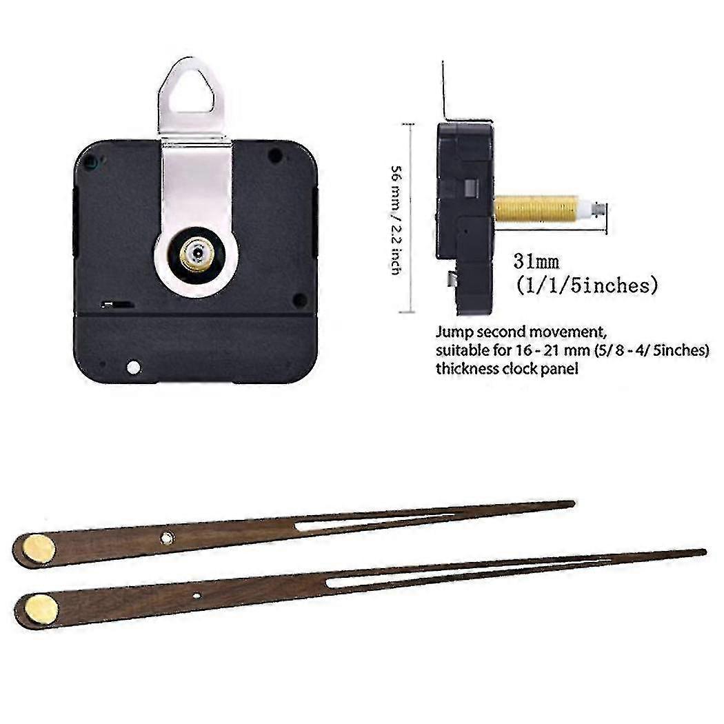 High Torque Clock Movement Mechanism Large Wall Quartz Clock Long Hands ...