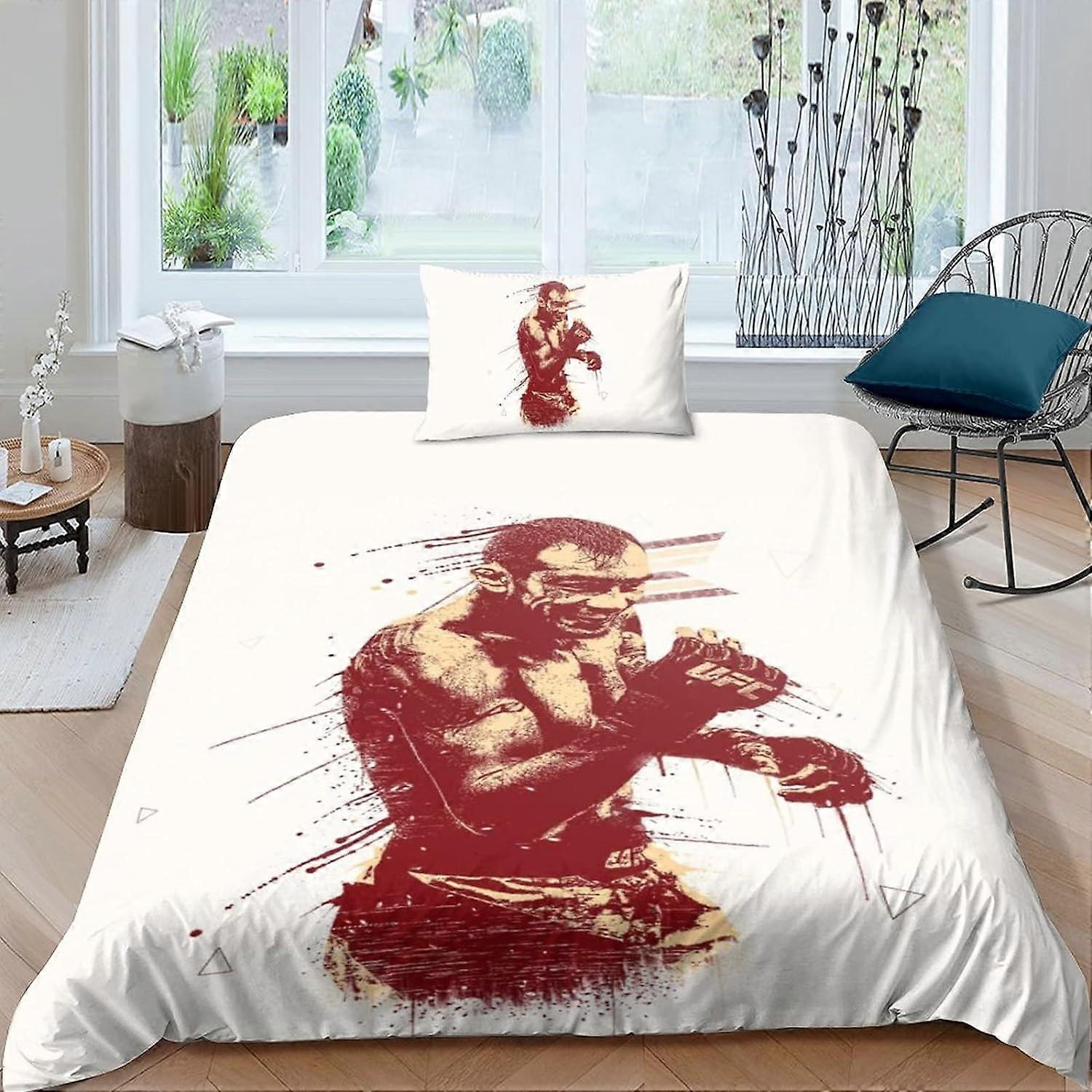 UFC MMA Fighter Duvet Cover, Children's Girls' Bedding Set, Reversible ...