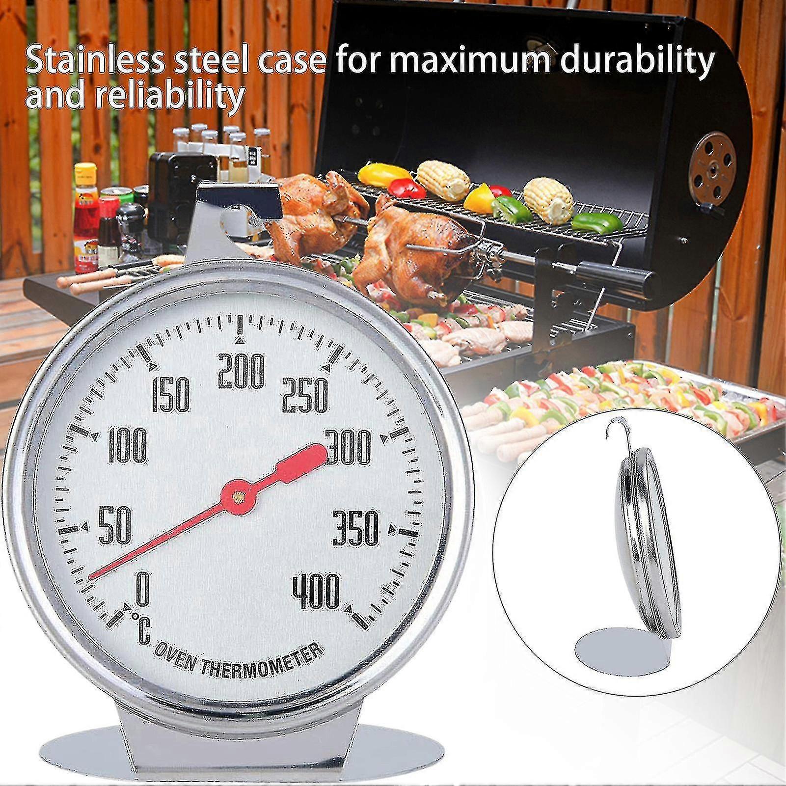 Oven Thermometer Multi-purpose Heat Resistant Stainless Steel Hangable ...