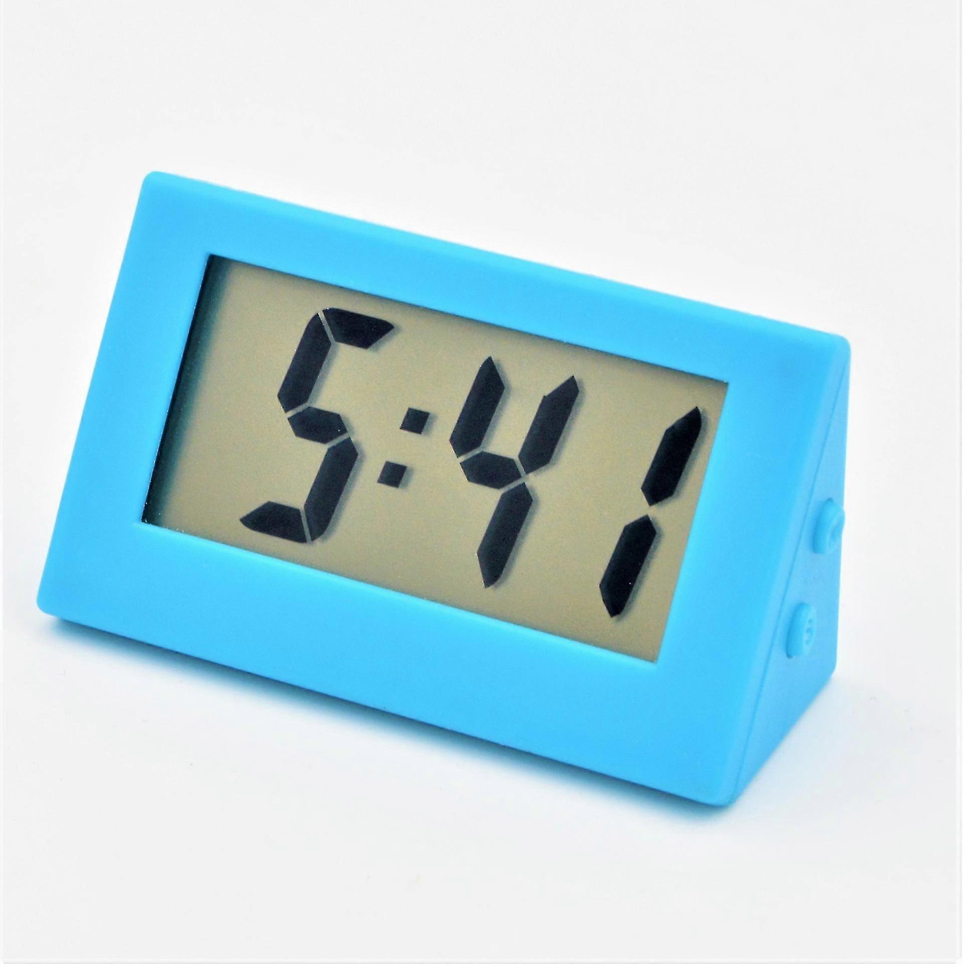 White Digital Clock, Small Clock, Mini, Usable As Car Clock Or Table ...