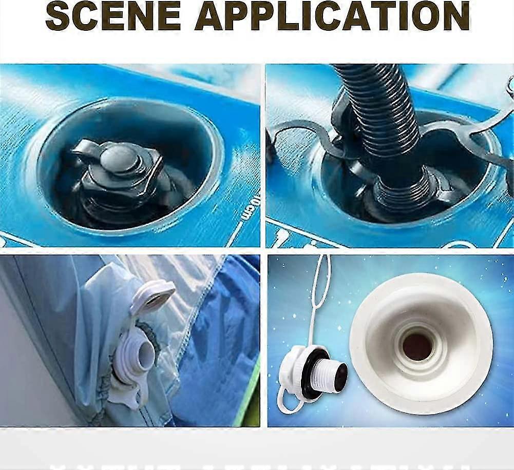 4 Pcs Air Valve Replacement,kayak Raft Plug Replacement,air Mattress ...