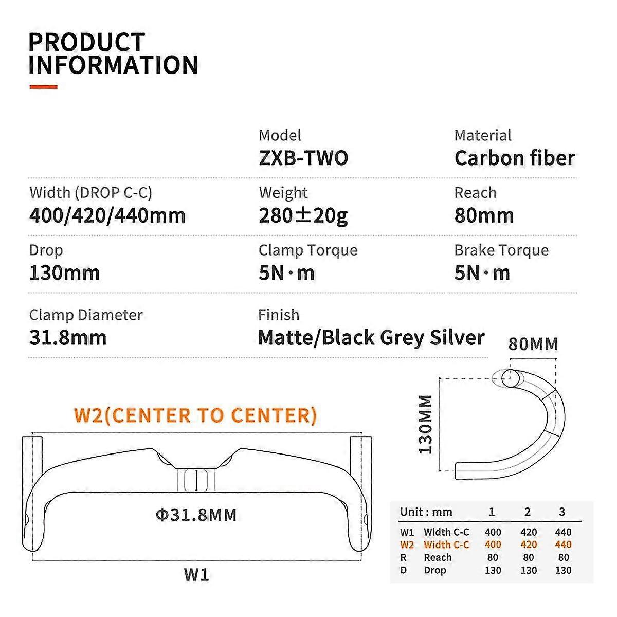 Carbon Road Bike Handlebars Road Carbon Handlebar Ultra Light Gravel ...
