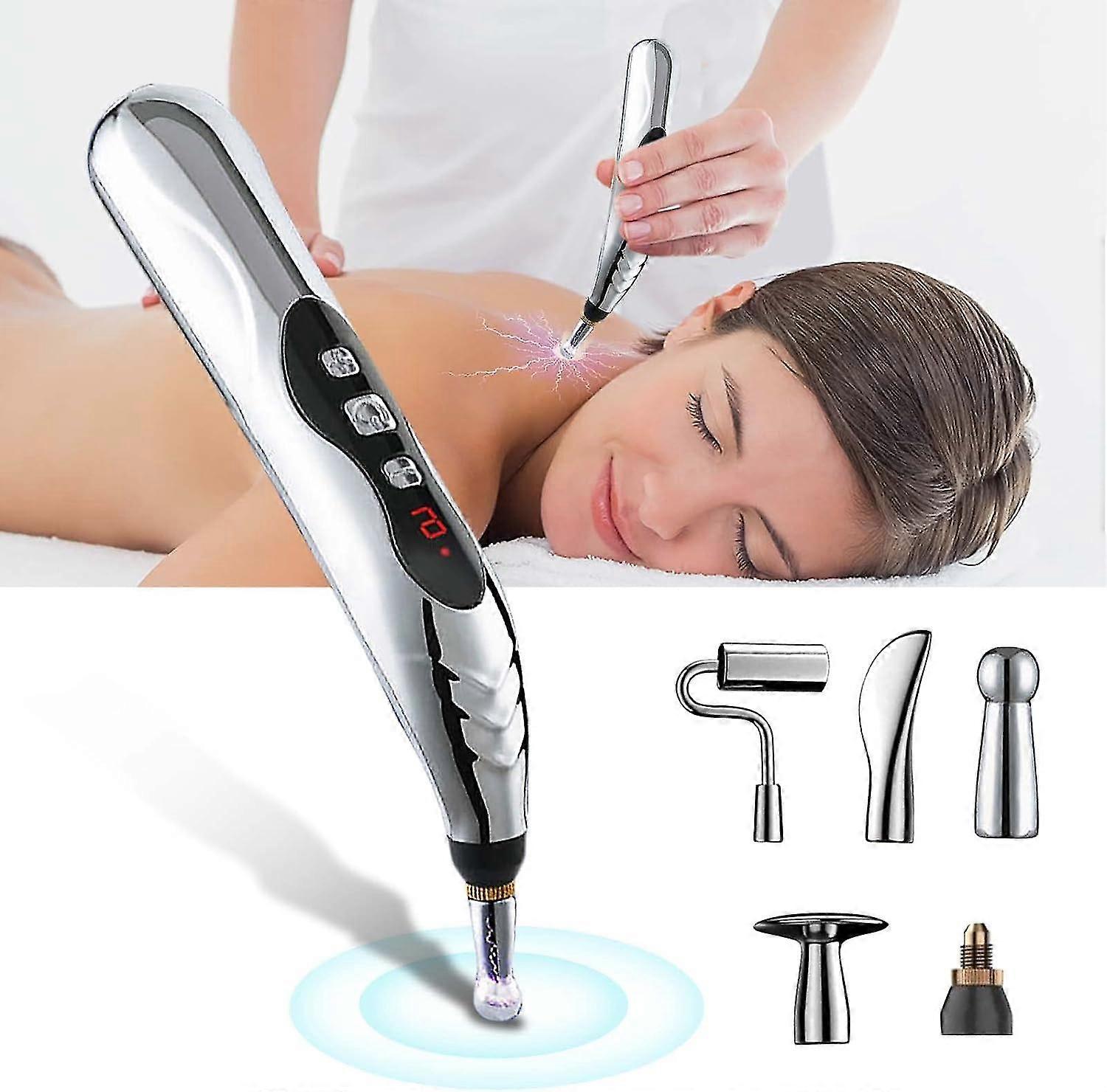 Acupuncture Pen, Electronic Pain Relief Therapy, 5 In 1 Energy Pulse ...
