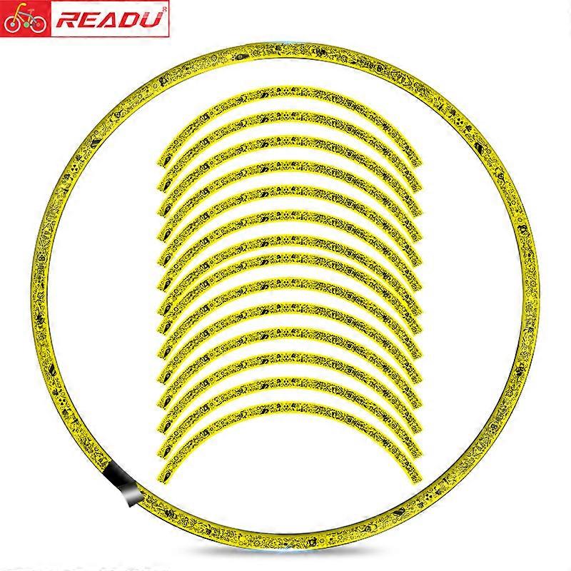 MTB Wheel Sticker Bicycle Wheel Decals Bike Stickers for Two Wheels ...