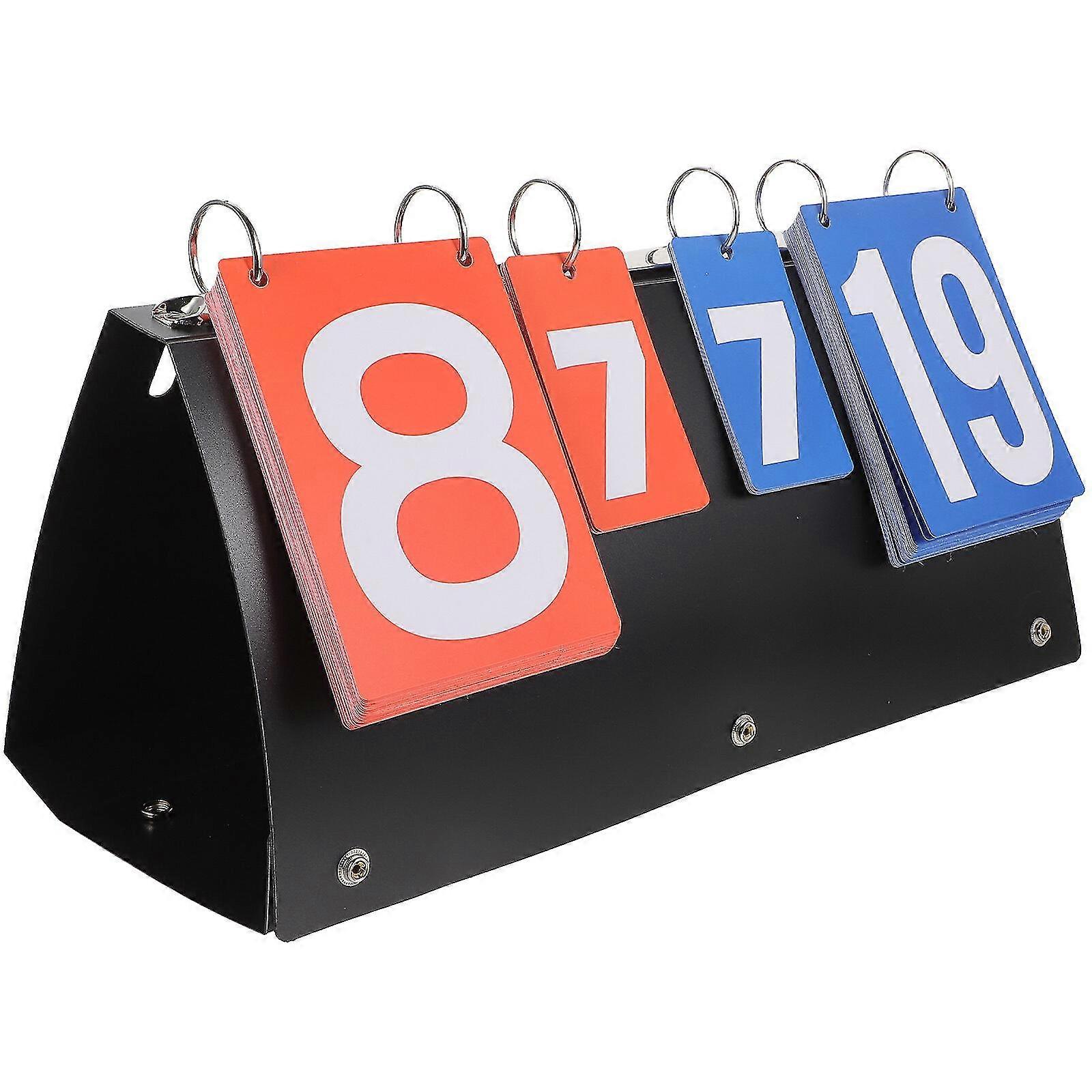Desk Flipper Scoreboard Portable Tabletop Score Board Flip Scorekeeper ...