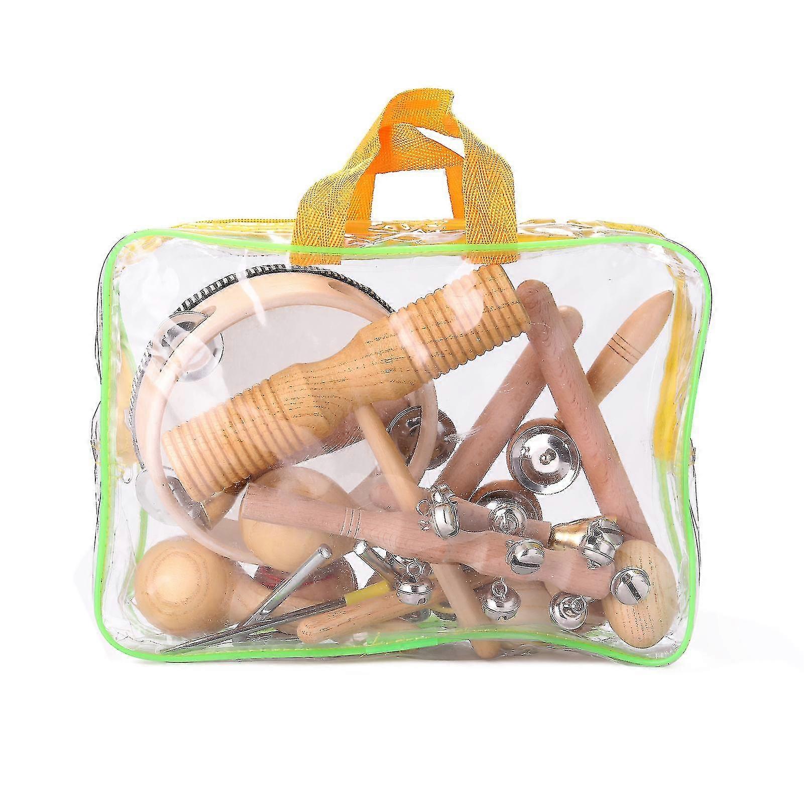 11pcs Children Hand Percussion Instruments Kit Portable Kids Music ...
