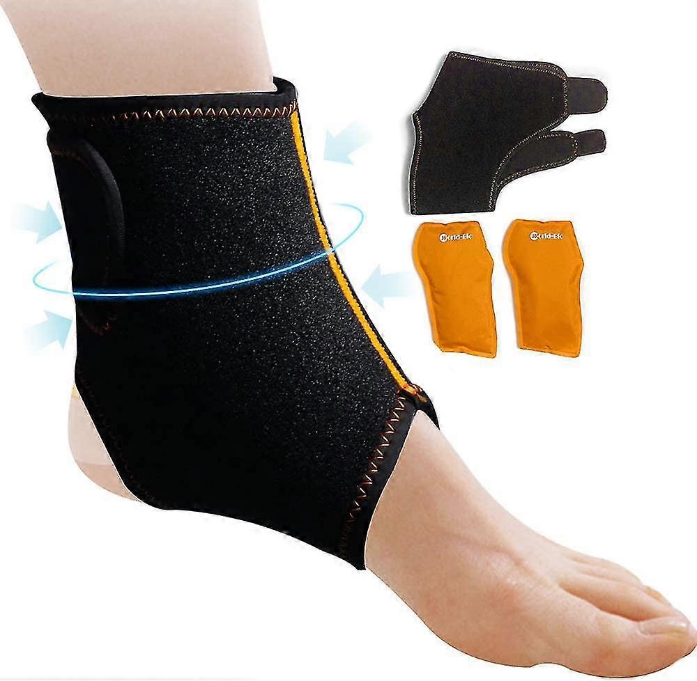Ankle Pack Ice Gel Pack For Injuries, Reusable Ankle Gel Pack Cold Heat ...