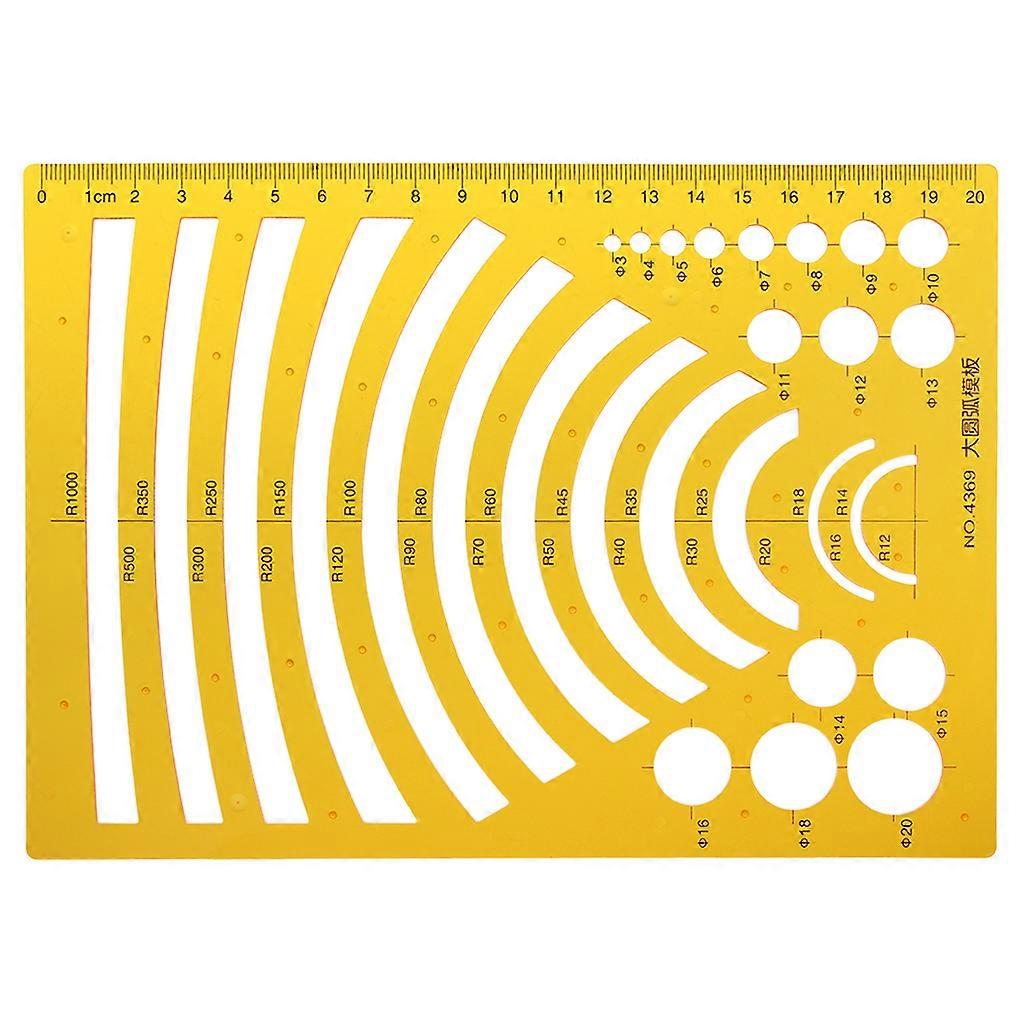 Professional Architectural Template Ruler Drawing Stencil Measuring ...