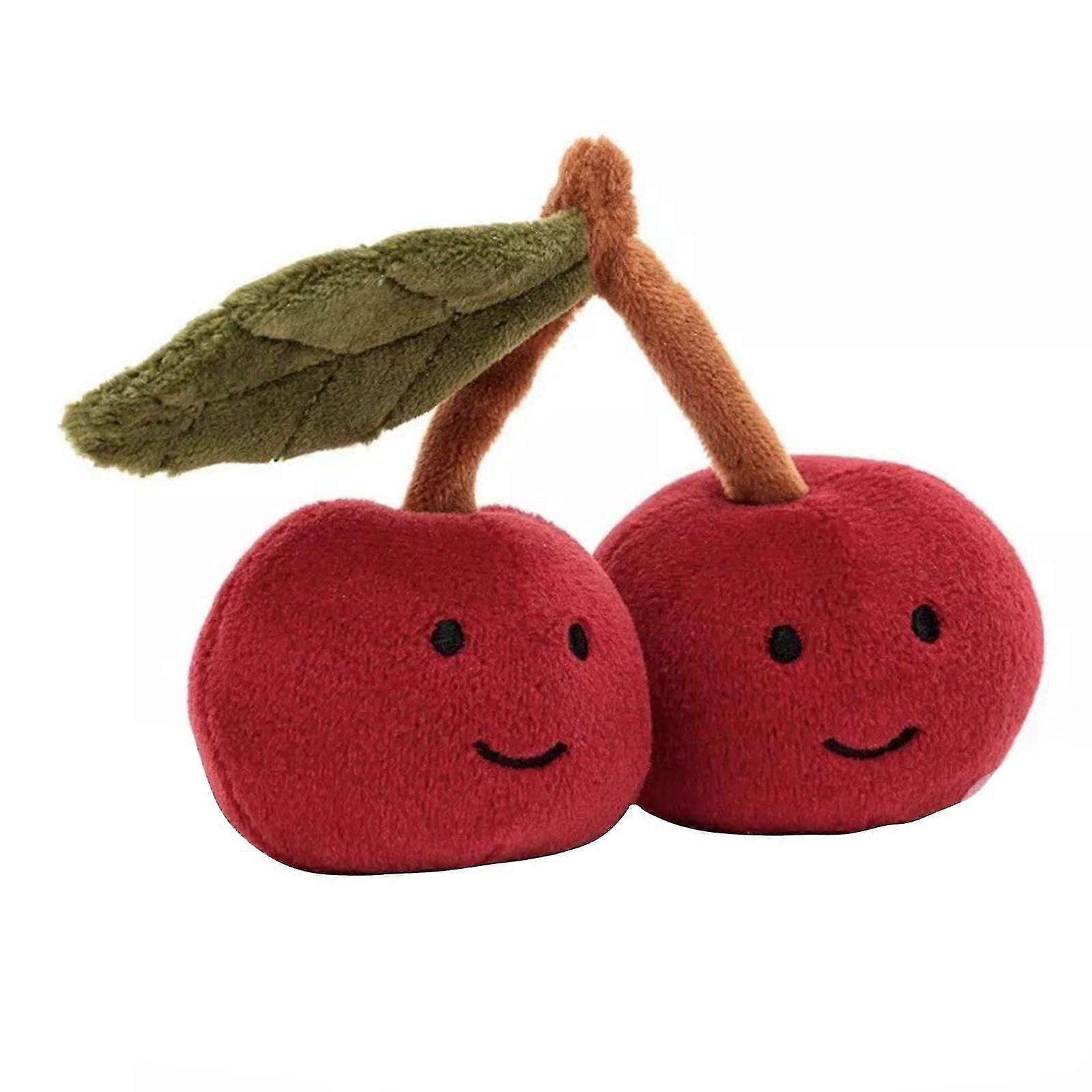 FABULOUS FRUIT CHERRY Soft Plush Food Toy CUTE Fun Stuffed Cherries ...