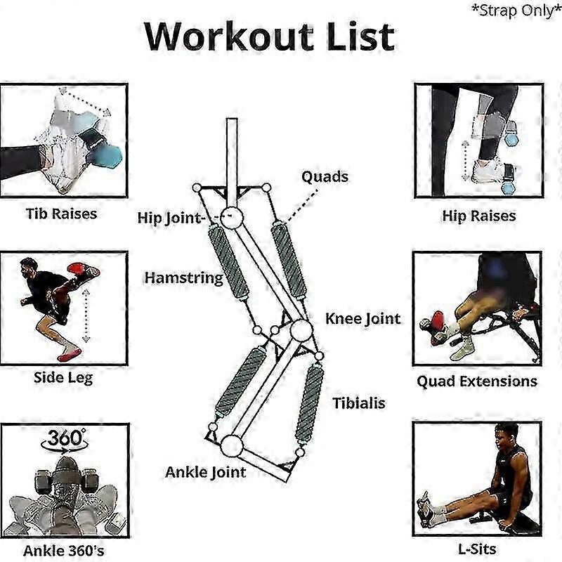 Tib Bar Equipment for Tibialis Trainer Knees Over Toes Tibia Dorsi Calf ...