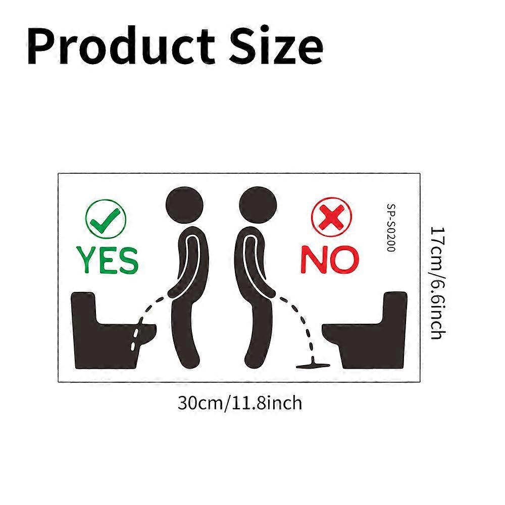 Bathroom Toilet Stickers Toilet decorations Removable 3d Toilet ...