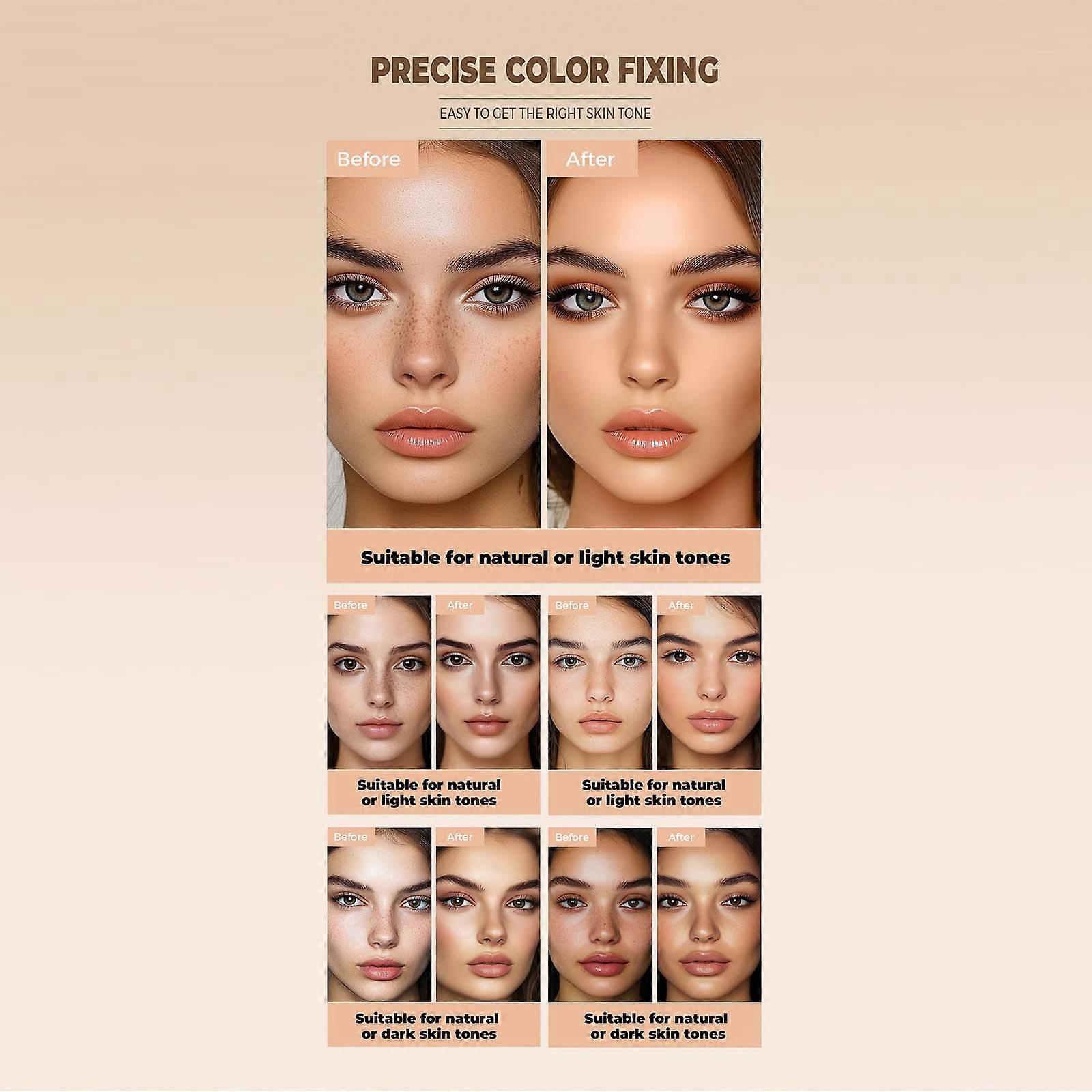 Three-color Concealer To Cover The Eye Tattoos Spots Mark Face ...