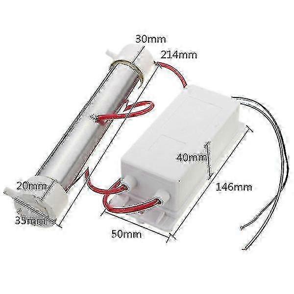 3g Ozone Generator 220V Air Purifier Sterilizer, Stainless Steel Quartz Tube Ozonator | Fruugo UK