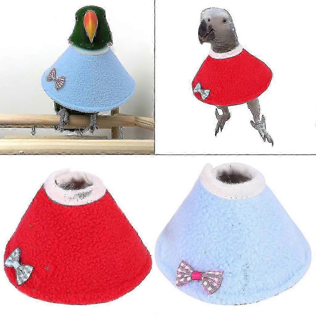 Parrot Recovery Collar Adjustable Neck Protection Cone for Birds Post ...