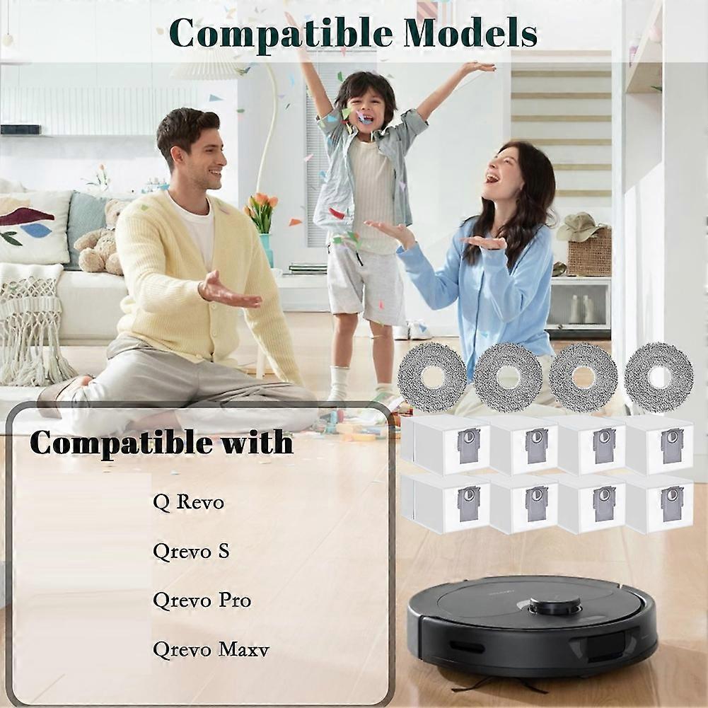 Accessory Set for Roborock Q Revo/Qrevo S/Qrevo Pro/Qrevo Maxv/Qrevo Master, Replacement Parts ...