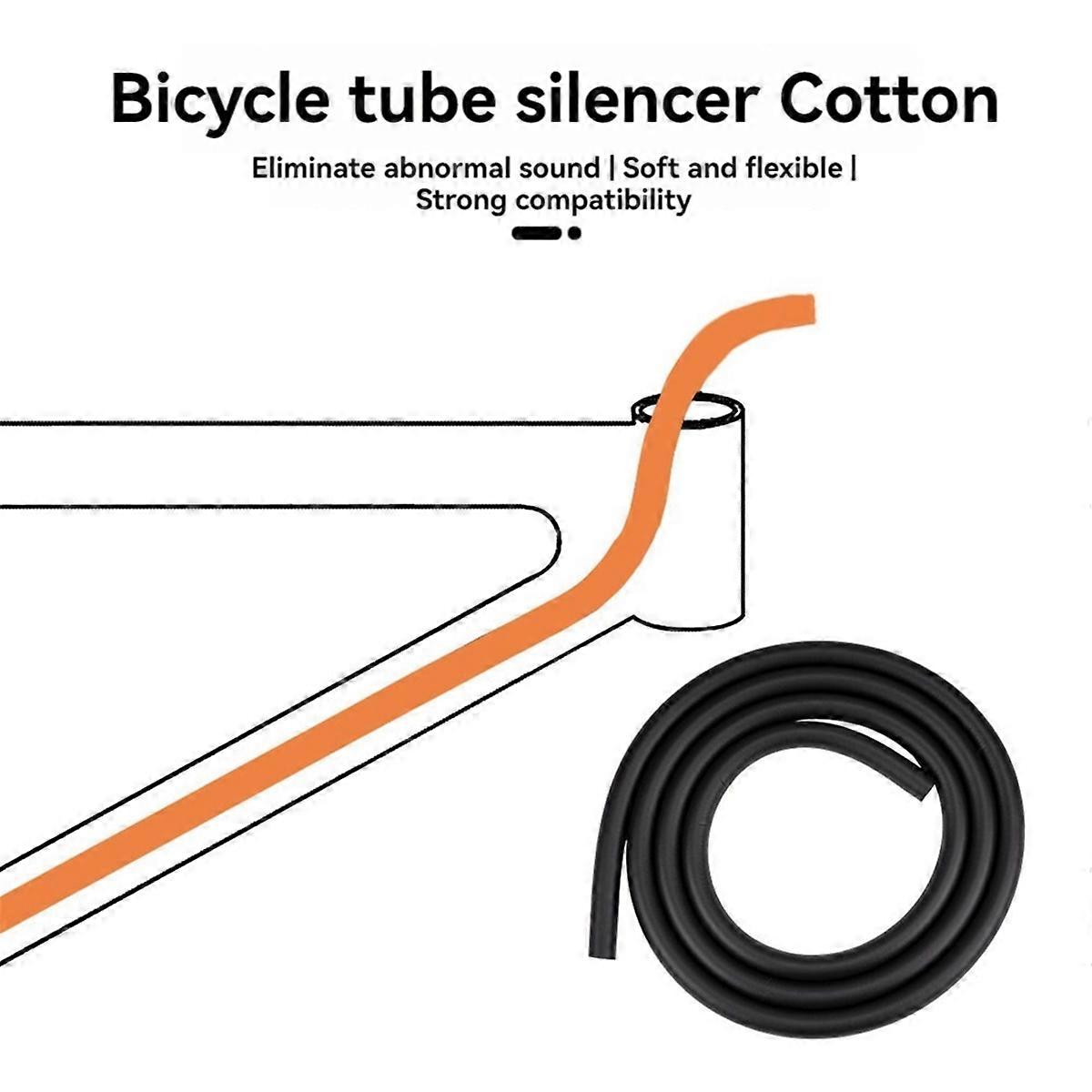 Bike Internal Housing Damper Shifter Brake Cable Routing Black | Fruugo UK