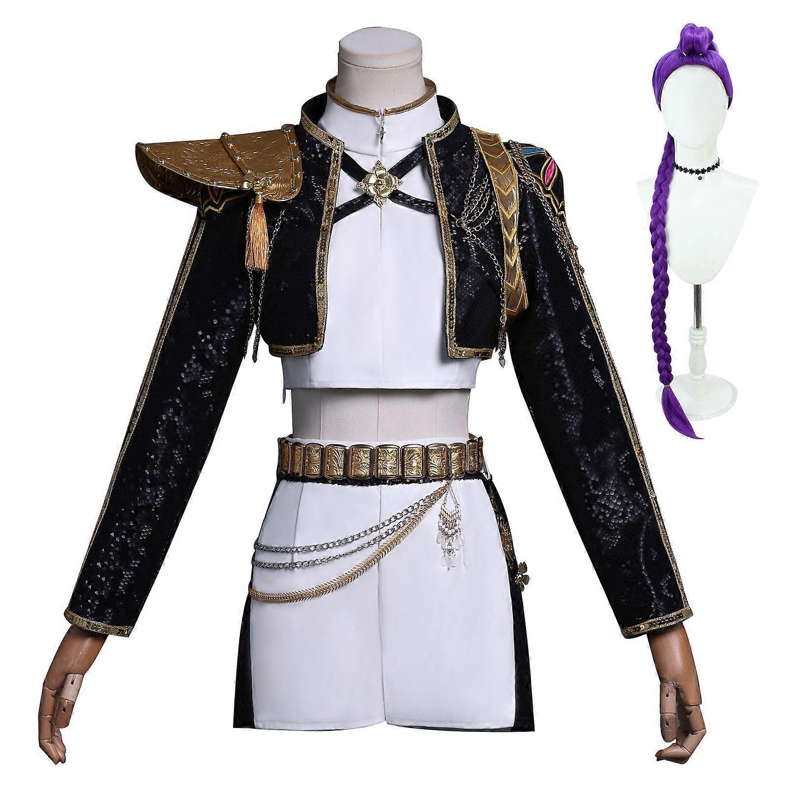 KPop Demon Hunters Rumi Zestaw kostiumów Cosplay Halloween Party ...