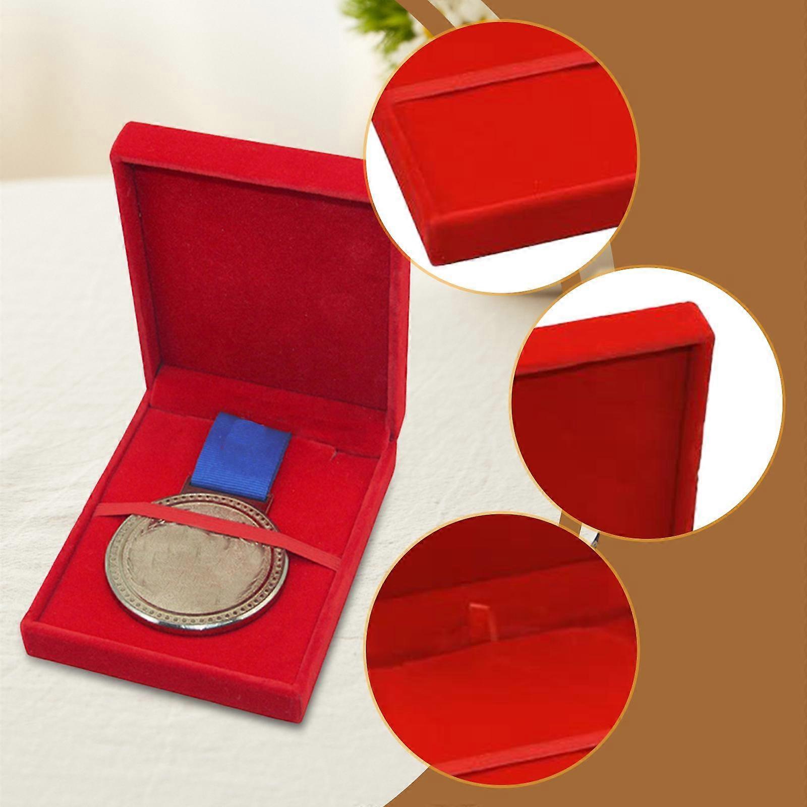 Medals Display Case Storage Box Velvet Collection Collector Holder ...