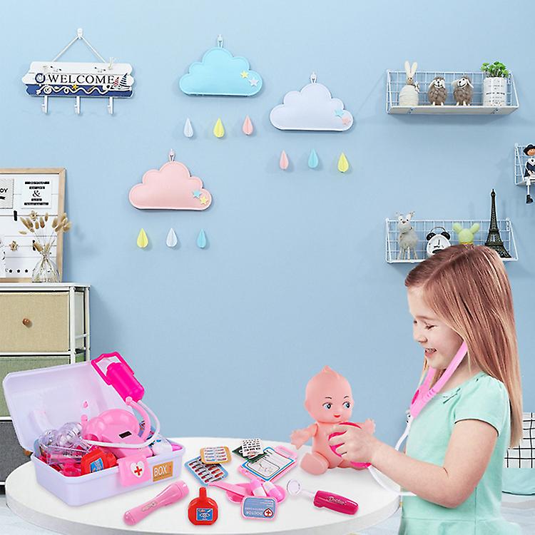Doctor Toy Kits 48pcs Pretend Play Doctor Kit Toys Stethoscope Medical ...