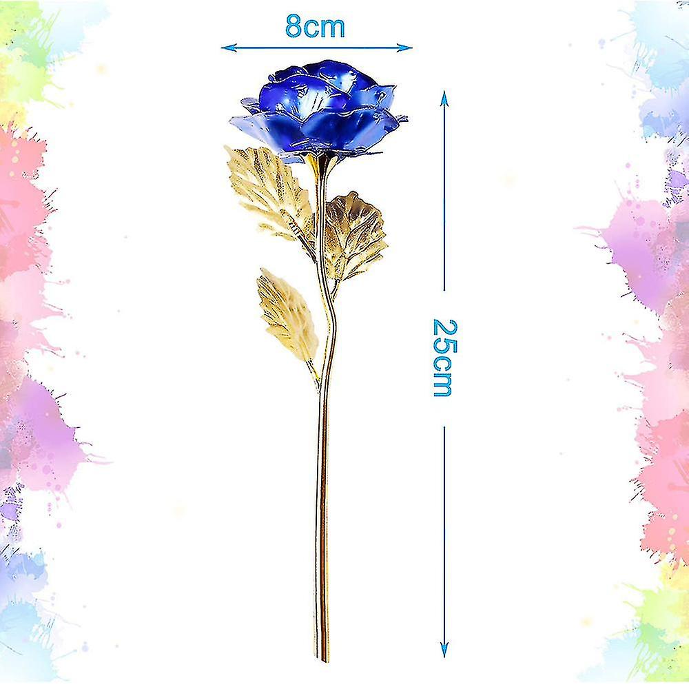 Gilded Rose Flower Preserved Flower Rose, Never Withered Roses Gifts ...