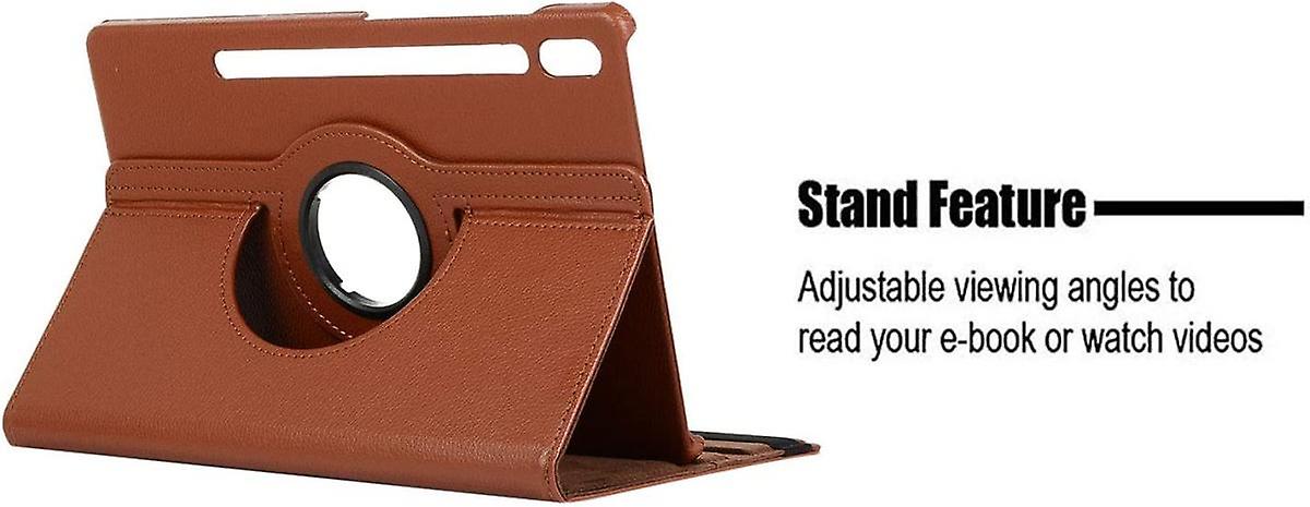 360 Degree Swivel Case For Samsung Galaxy Tab S7 11 Inch 2020 Models Sm-t870/t875, Premium Pu ...