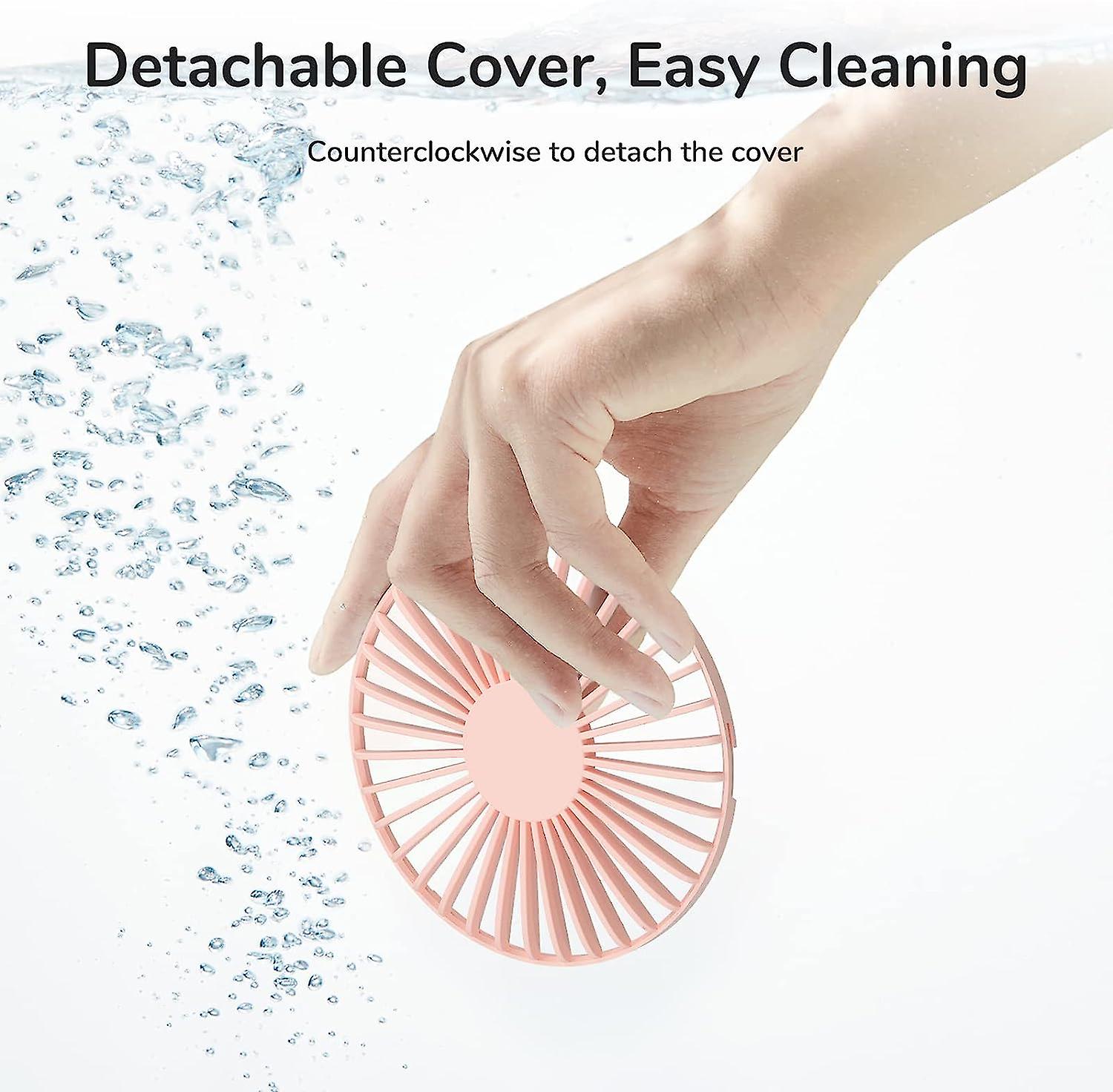 Handheld Fan, 4000mah Portable Fan, Mini Hand Fan [5-20h Working Time ...