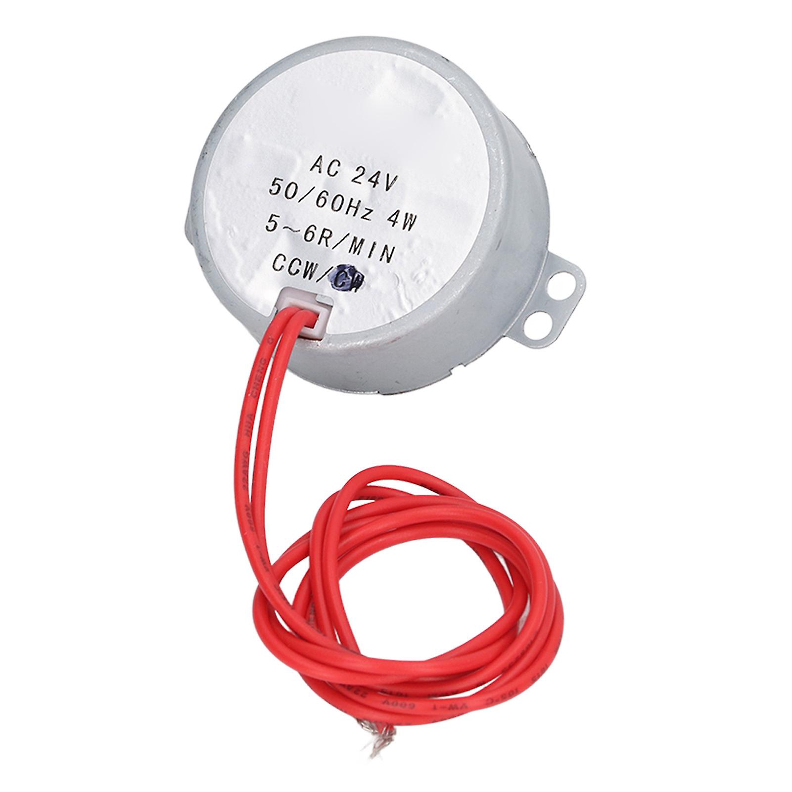 Synchronous Motor AC 24V 5‑6 RPM 4W CCW Synchron Motor Large Torsion ...