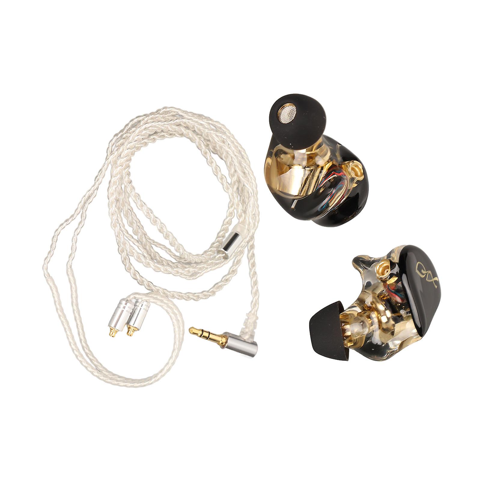 Wired Monitor Earbuds Crisp Treble Powerful Bass Pure Copper Graphene ...