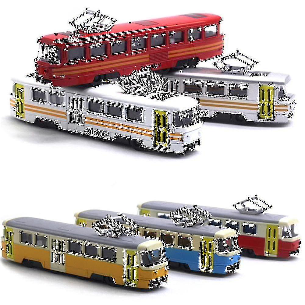 Train Tram Die-cast Toy Car Musical Light-up Children's Toy Holiday ...