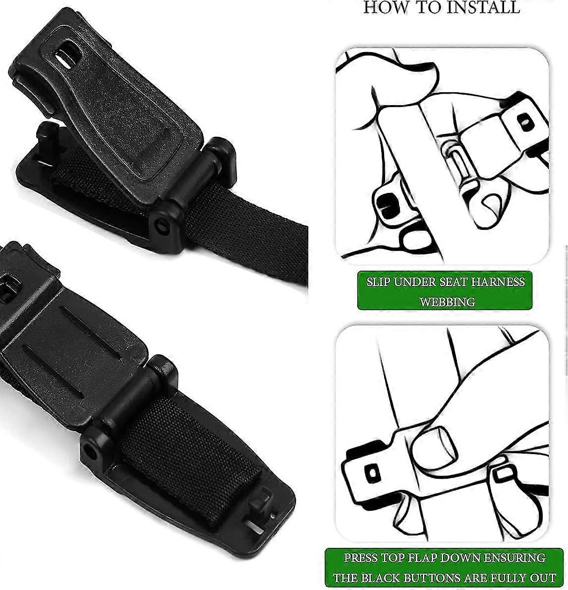 2 Pieces Baby Safety Chest Clip, Car Seat Belt Strap, Prevents Child ...