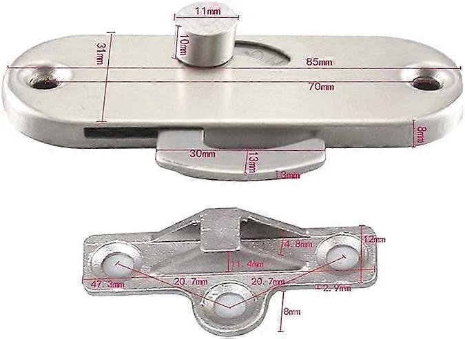90 Right Angle Sliding Door Lock with Buckle Sliding Door Lock and Barn ...