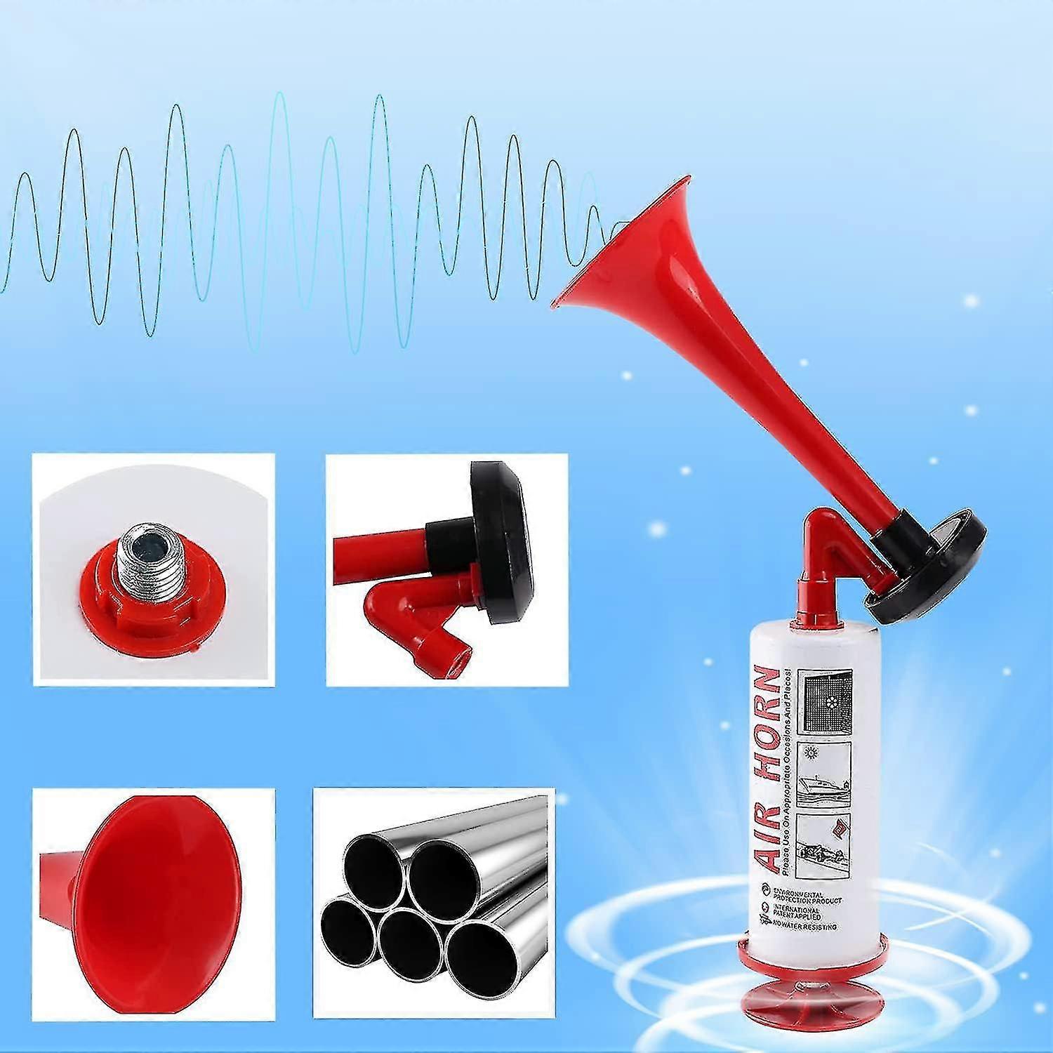 Handheld Air Horn, Aluminum Super Loud Noise Maker Bear Horn Self ...