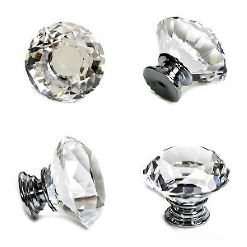 Crystal Drawer Knobs Dresser Furniture Knobs Zinc Alloy Crystal Glass ...