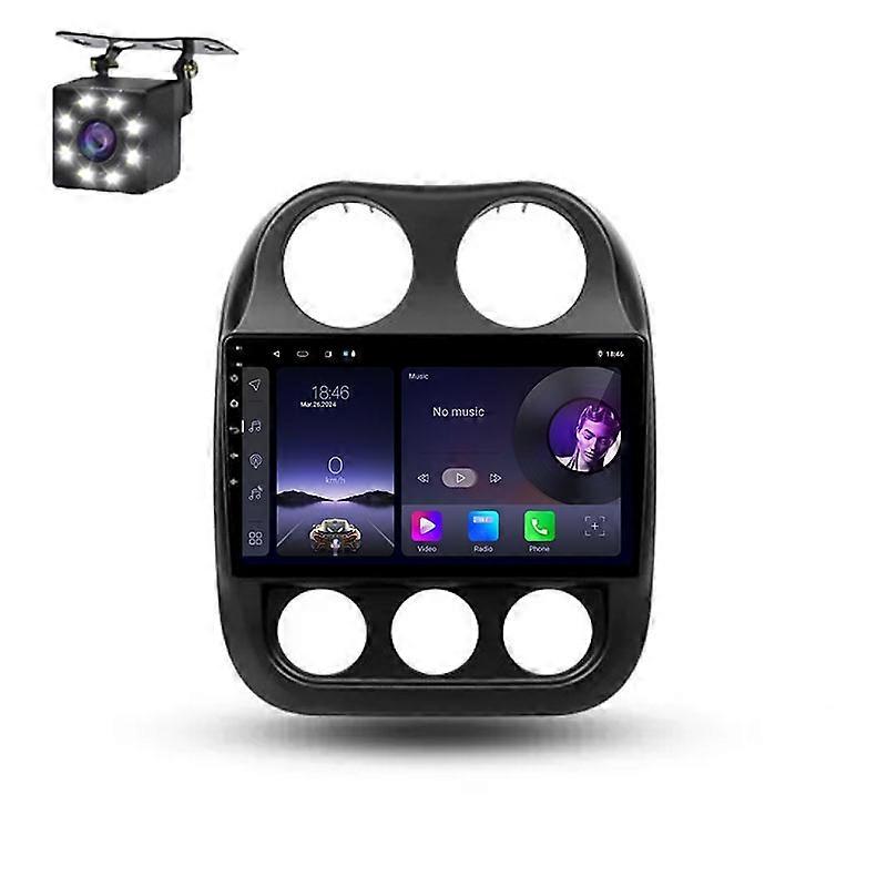 Car Radio Multimedia For Jeep Compass 1 MK 2009 - 2015 Video Player ...